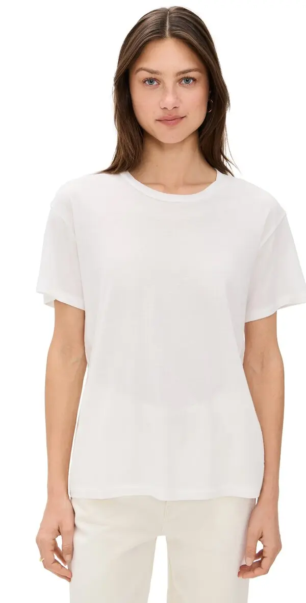 Eterne Short Sleeve Boyfriend T-shirt - Ivory