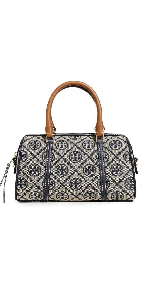 Tory Burch T Monogram Mini Barrel Bag - Tory Navy