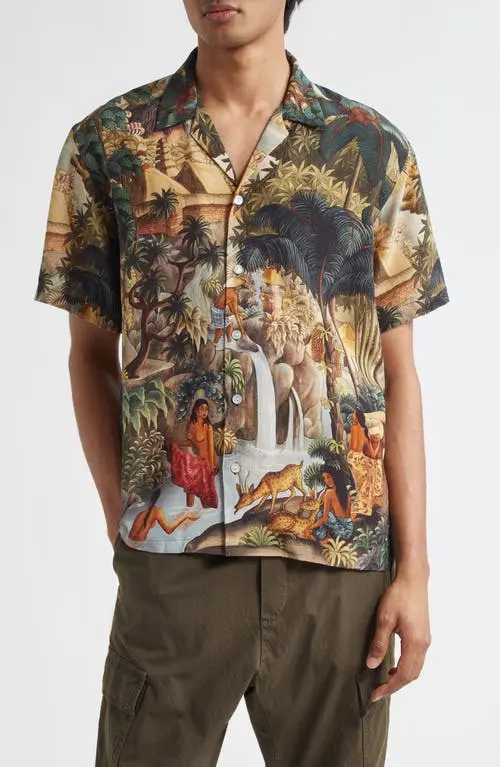 ENDLESS JOY Champuhan Silk Satin Button-up Shirt
