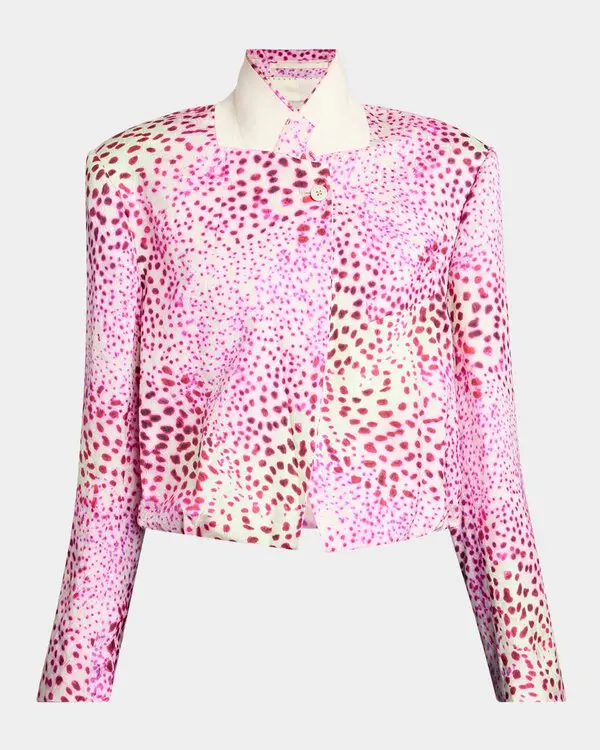 Dries Van Noten Vasti Printed Jacket