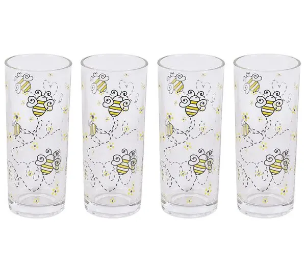 TEMP-TATIONS Special Edition Set Of 14-oz Glass Tumblers