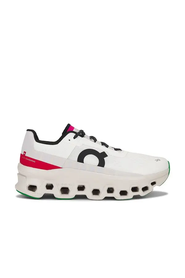 On Cloudmonster Sneakers - Ivory & Pearl
