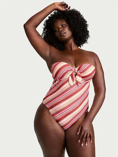 Victoria's Secret Boho Beach Push-up One-piece Swimsuit - Print