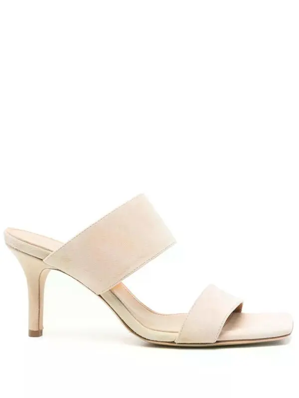 AeydĒ 70mm Suede Sandals - Neutrals