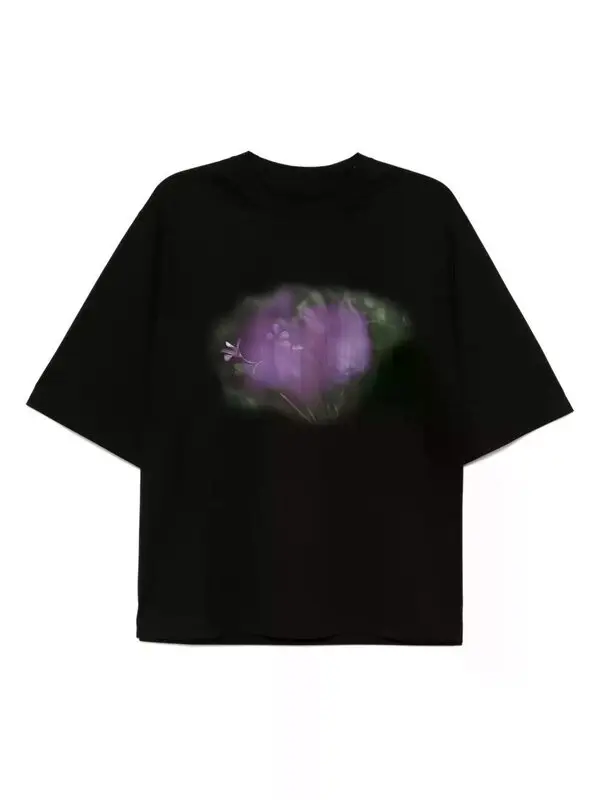 CROQUIS Graphic-print T-shirt - Black