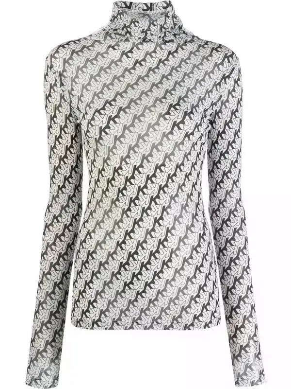 KRIZIA All-over Logo-print T-shirt