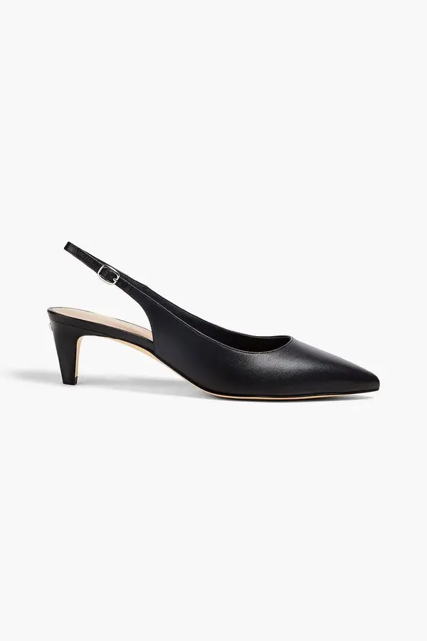 STUART WEITZMAN Mara Leather Slingback Pumps - Black