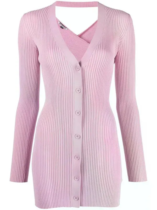 KRIZIA Cross Back Knit Cardigan