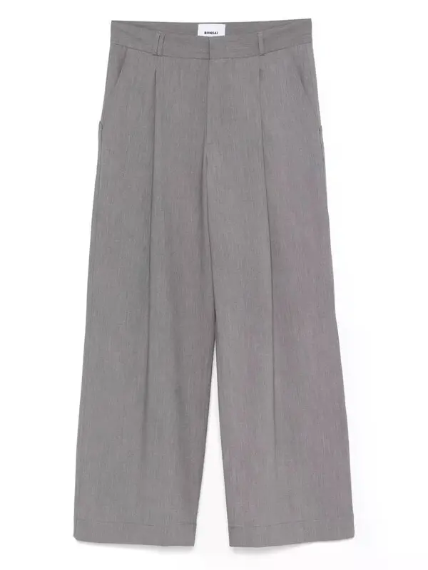 BONSAI Pleat-detailing Trousers