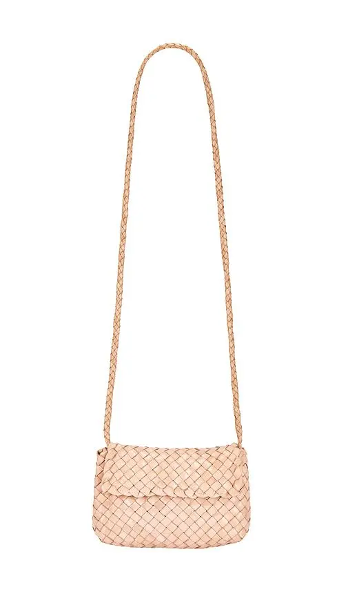 LOEFFLER RANDALL Vinnie Mini Billie Woven Crossbody Bag - Desert Sand