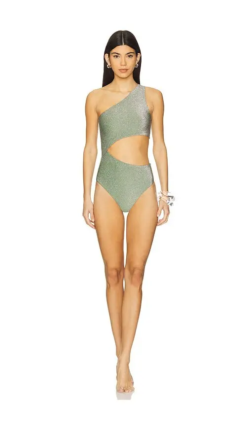 Beach Riot Celine One-piece - Sage