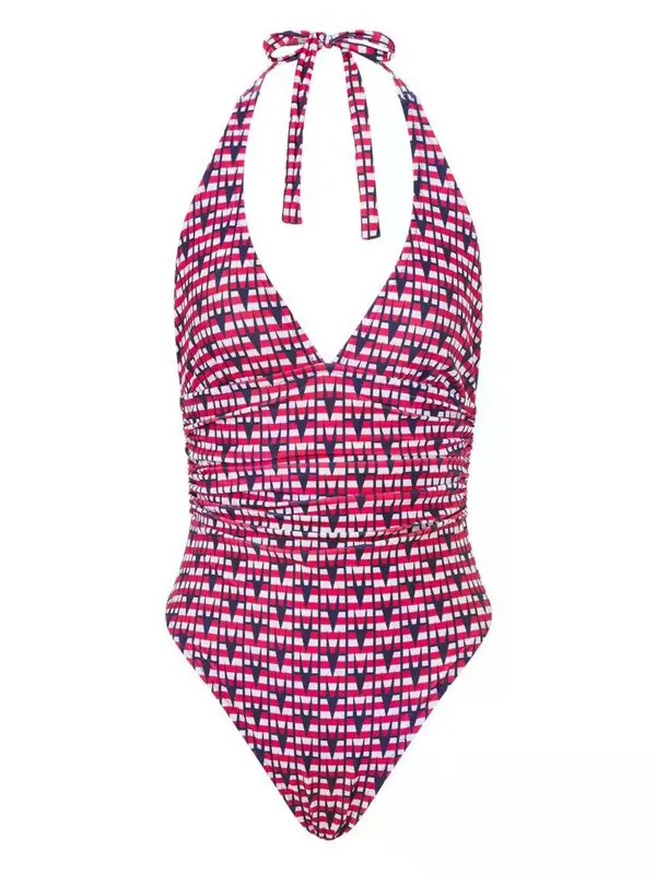 Moschino Geometric Print Swimsuit