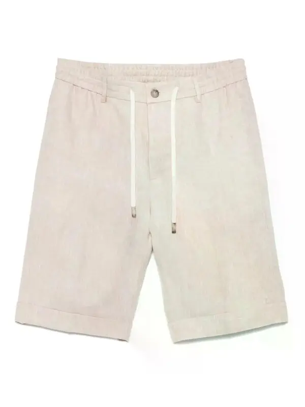 Peserico Linen Shorts - Neutrals