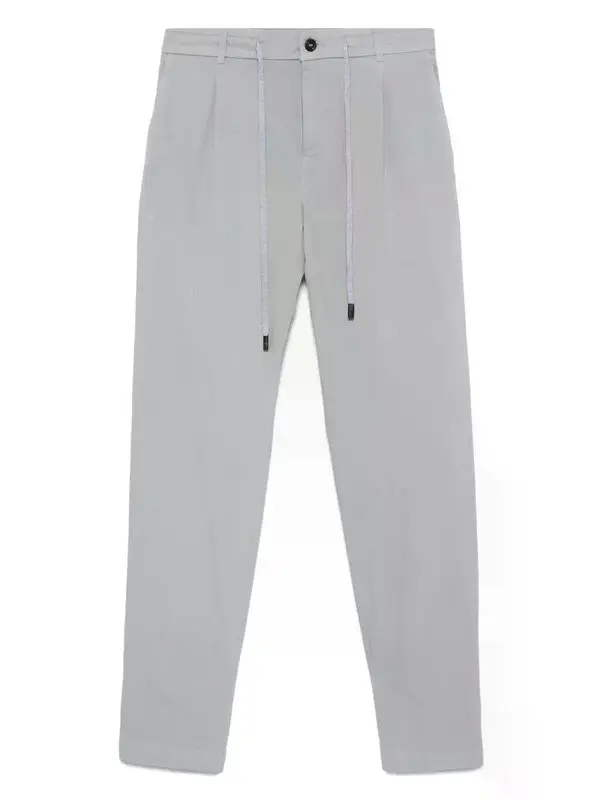 Peserico Tapered Chinos - Grey