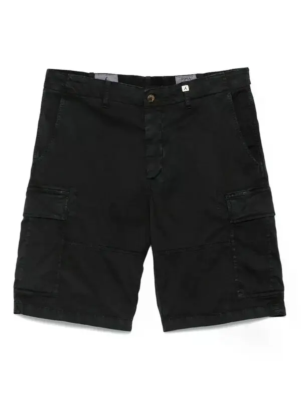MYTHS Twill Cargo Shorts - Black