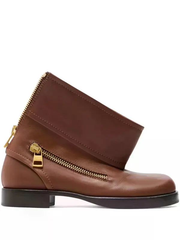 JW Anderson Leather Ankle Boots - Brown
