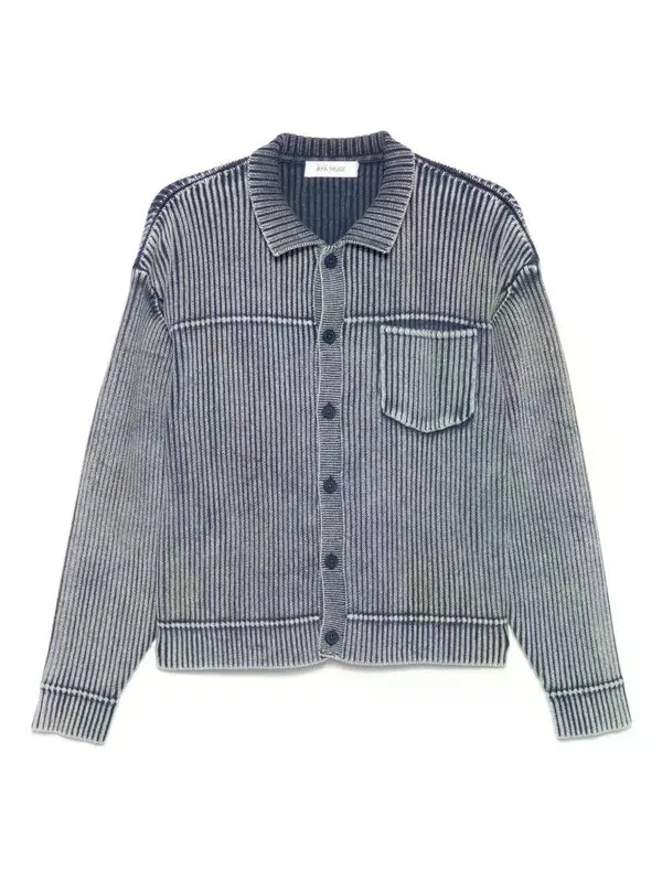 AYA MUSE Ribbed-knit Cardigan