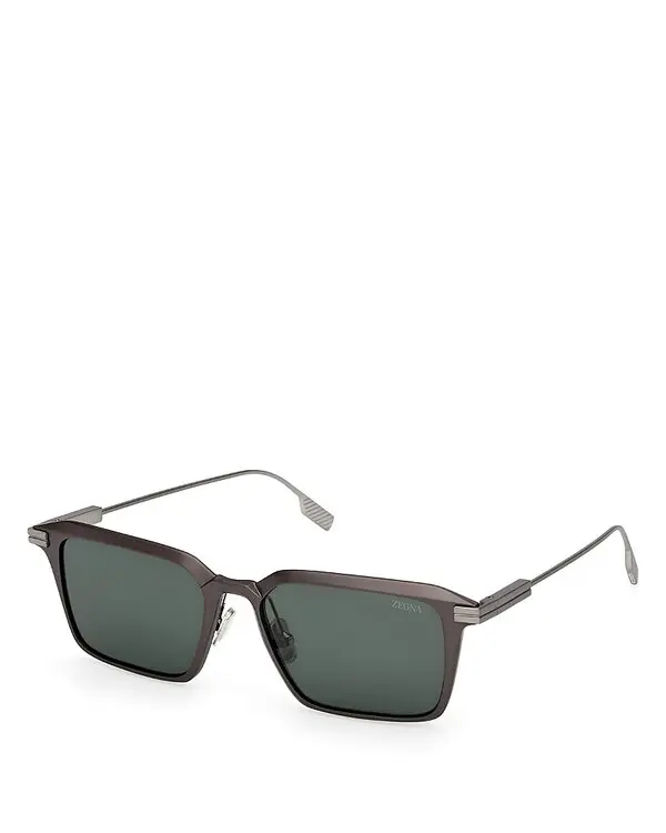 Zegna 55mm Square Sunglasses