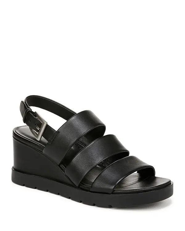 Vince Rochel Wedge Sandals - Black