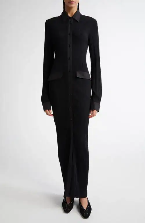 strapless open back dress Rag & Bone Saige Poplin Maxi Dress main image 1