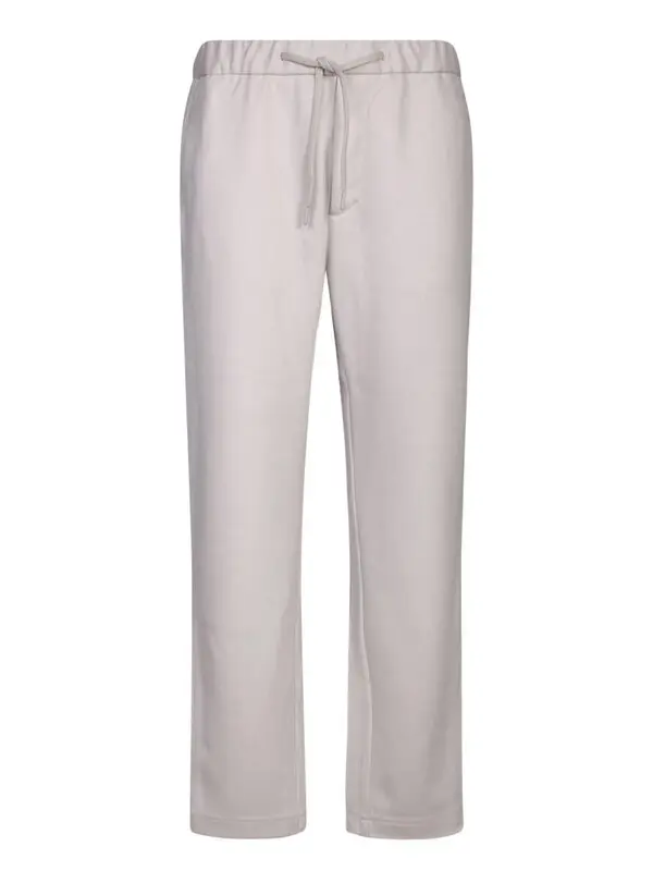 Herno Straight Leg Boiled Wool Trousers