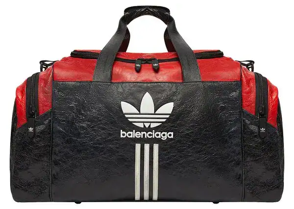 Balenciaga X Adidas Gym Bag - Black/red | Editorialist