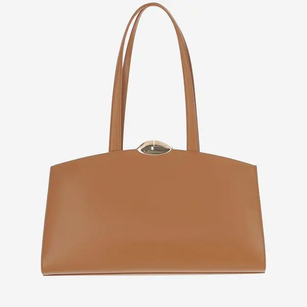 Benedetta Bruzziches Serena Leather Bag - Marrone Chiaro