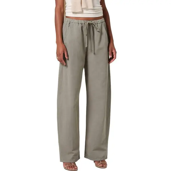 Citizens Of Humanity Aurora Pull-on Cotton & Hemp Wide Leg Pants - Nova