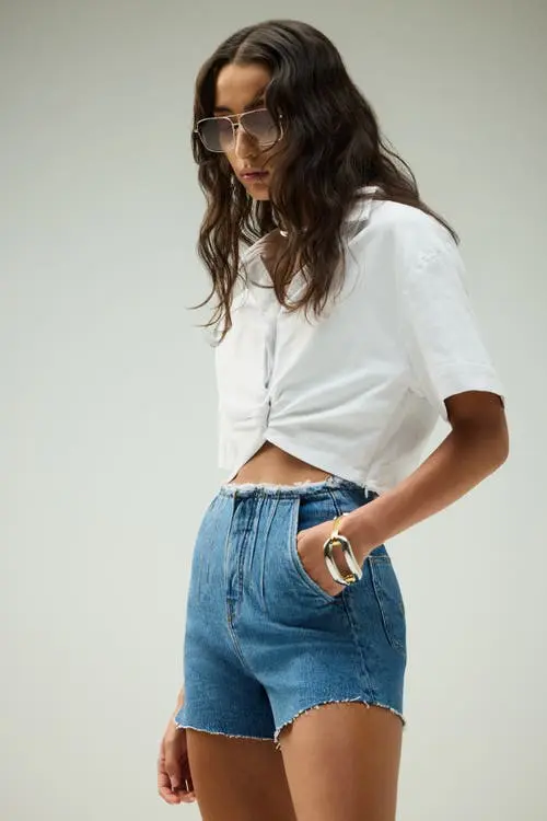Hudson Jeans Harlow Darted Denim Short