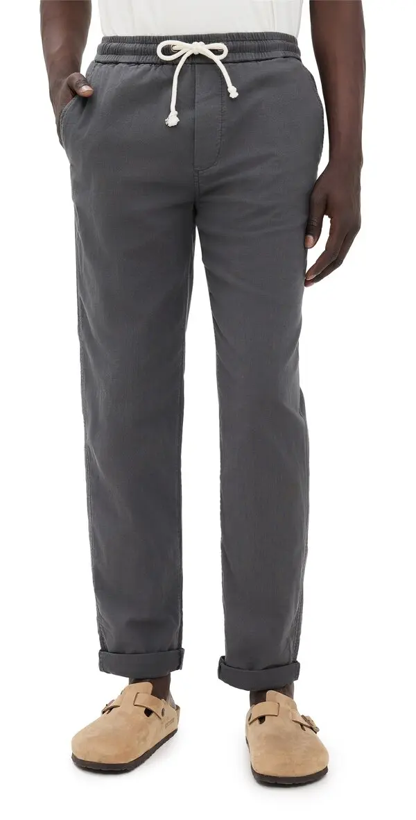 Marine Layer Saturday Stretch Beach Pants - Faded Black
