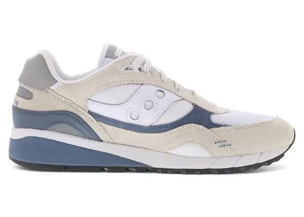 Saucony Shadow 6000 Lace Up Sneakers - White
