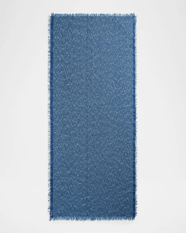 TOTÊME Boucle Linen Sarong - Azure White 294