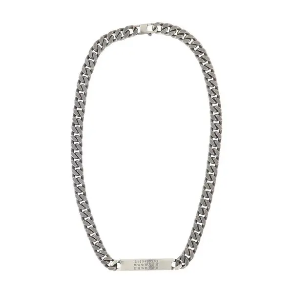 MAISON MARGIELA Minimal Logo Id Tag Necklace