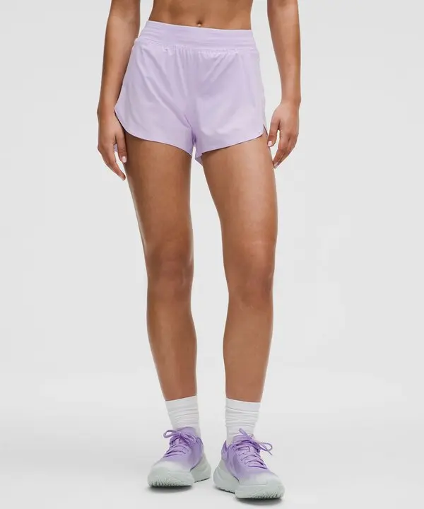 Lululemon Fast And Free High-rise Split Short 3 - Lavender Frost