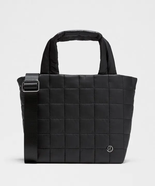 Lululemon Quilted Grid Small Tote Bag - Black