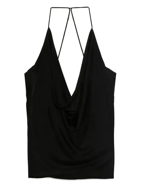 TOM FORD Draped Tank - Black