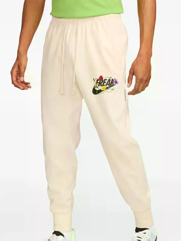 Nike Giannis Standard Issue Dri-fit Pale Ivory Basketball Track Pants