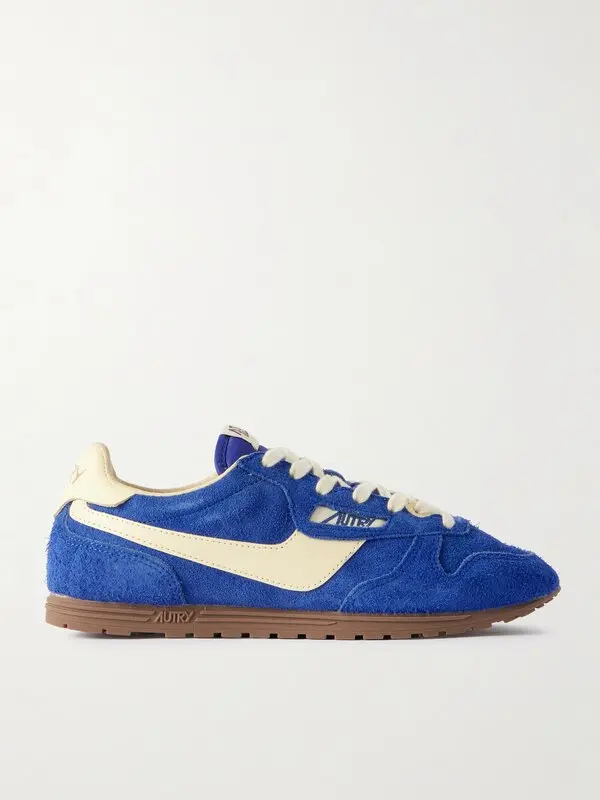 AUTRY Windspin Suede Sneakers - Blue