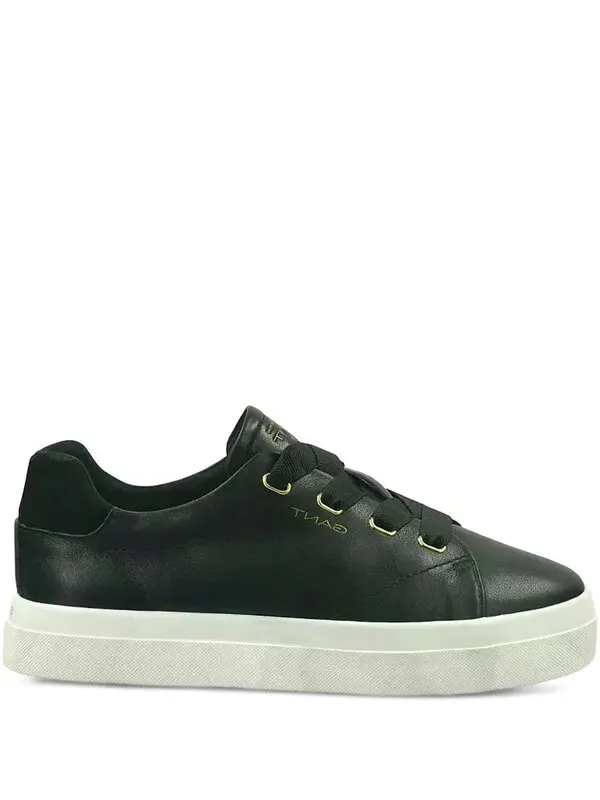 Gant Avona Leather Platform Sneakers - Black