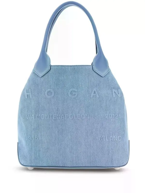 Hogan Medium Script Tote Bag