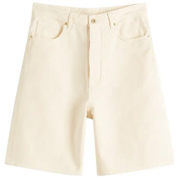 Drole De Monsieur Baggy Fit Shorts - Off White