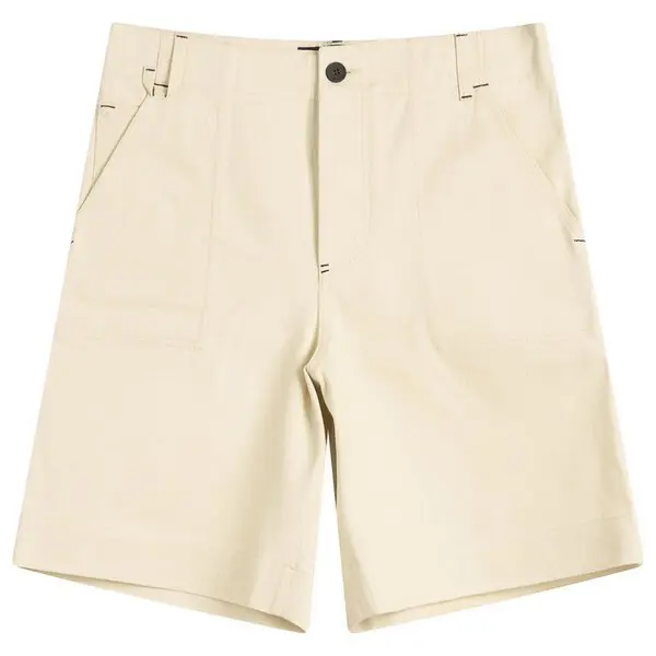 Jacquemus Cotton Workwear Shorts - Off-white