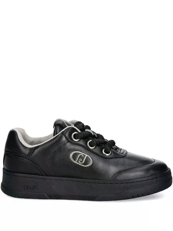 Liu Jo Leather Lace-up Sneakers