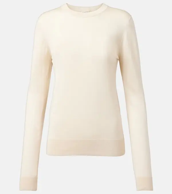 TOTÊME Silk-blend Sweater - White