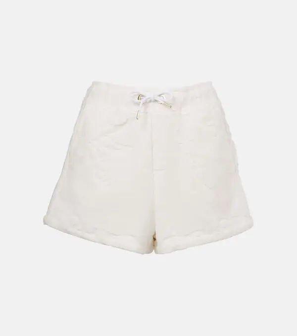 Dorothee Schumacher Cosy Towelling Cotton Shorts - White