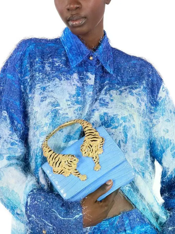 Roberto Cavalli Roar Tote - Blue