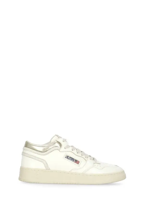 AUTRY Leather Sneakers - Beige