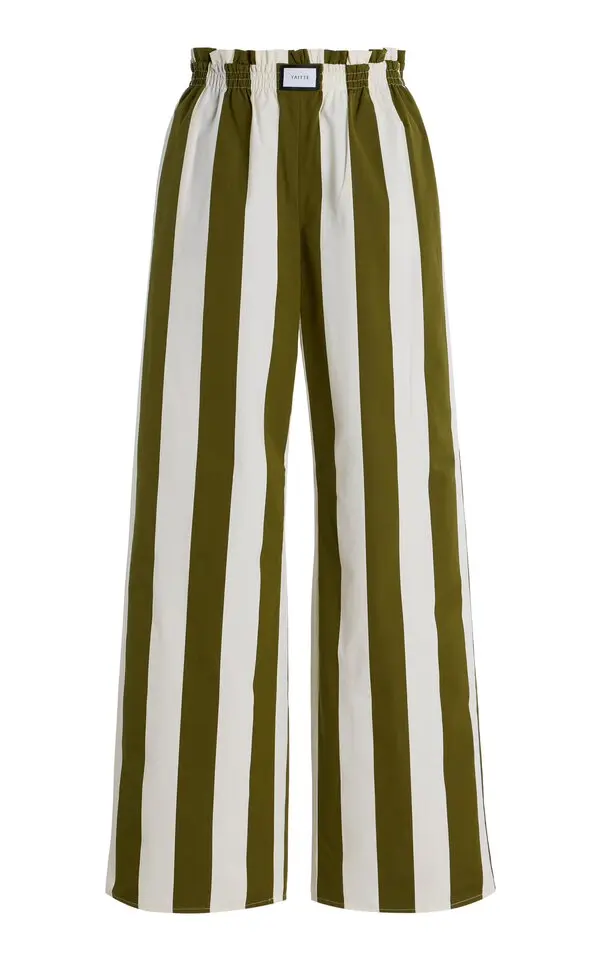 YAITTE Janeiro Cotton Trousers - Stripe