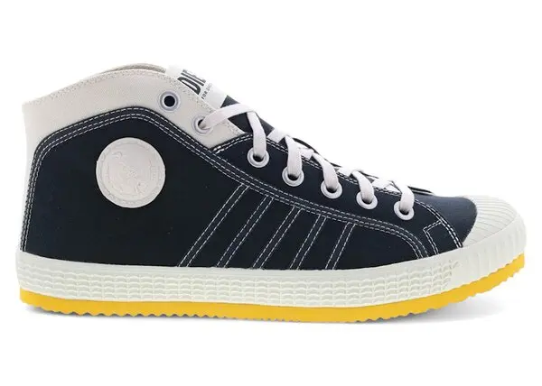Diesel Syuk & Net Mcin Sneakers - Birch White/black