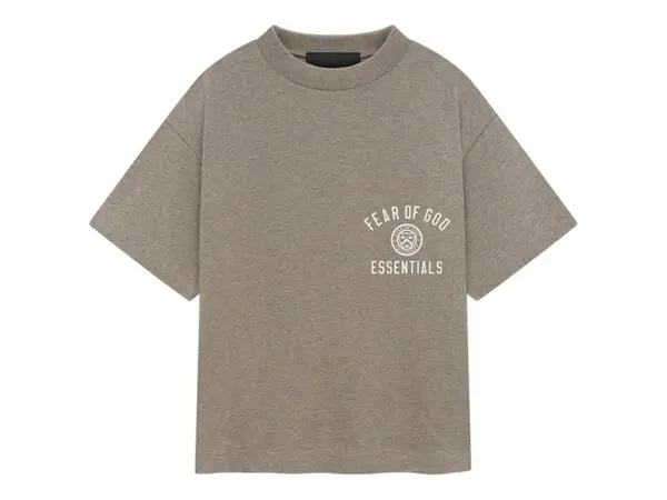 Fear Of God Essentials Triblend Crewneck T-shirt - Heather Gray